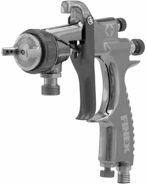 Graco Finex Air Spray Gun, Pressure feed conventional, PN 289254, Pric ...
