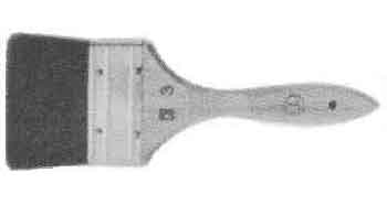 PAINT BRUSH FLAT 100mm with wooden handle, Price for 1, IMPA 510108, I ...