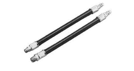 Anti-vibration short hose 300mm with coupling 30 PH and 3/8 male threa ...