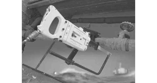 Cengar JSZ Atex Pneumatic Saw, including pipe clamp and blade guide, P ...