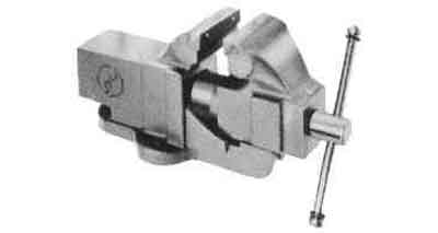 PARALLEL BENCH VICE 100mm WITH PIPE JAWS OHMEGA, Price for 1, IMPA 613 ...