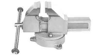 PARALLEL BENCH VICE 100mm PIPE JAW+SWIVEL BASE-OHMEGA, Price for 1, IM ...